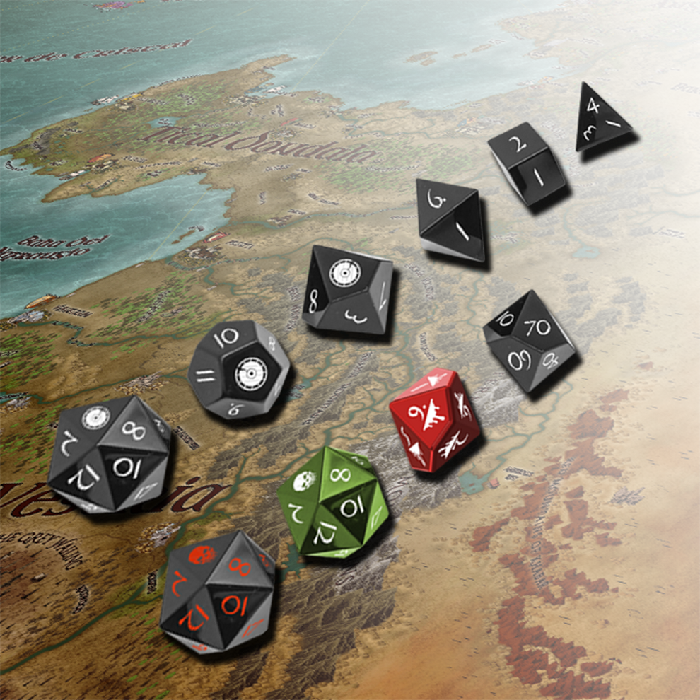 Custom Resin Dice Set – The Broken Empires RPG Online Store